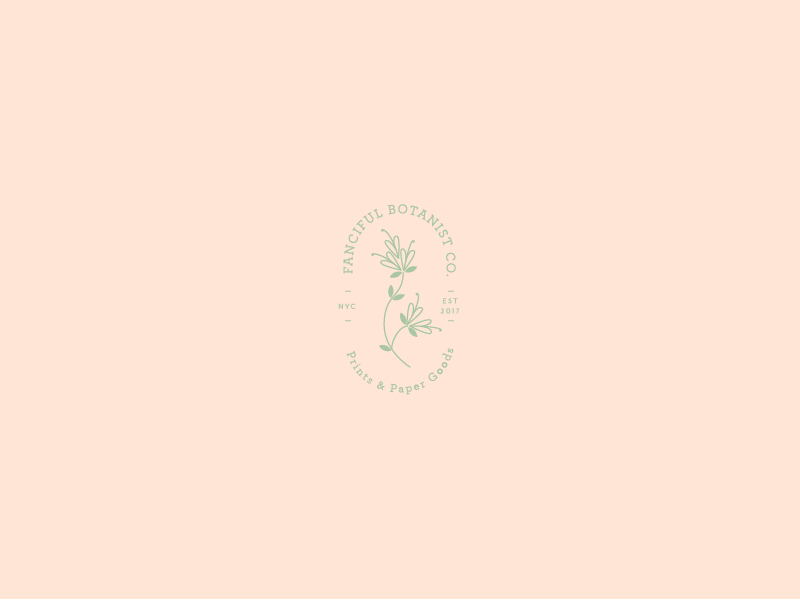 Fanciful Botanist Logo by Joanna Bury on Dribbble