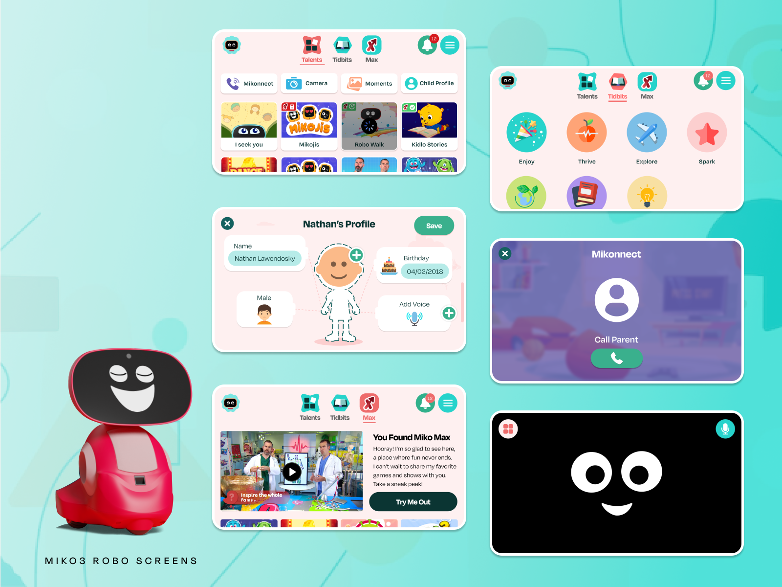 MIKO robot for kids by Mahesh Sonkar on Dribbble