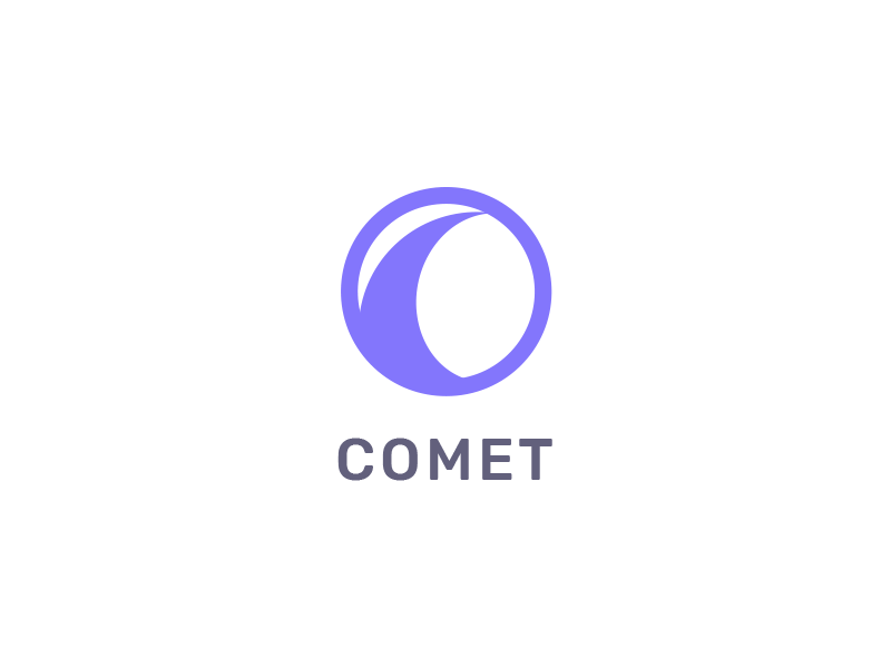 #1 logo design challenge - comet by Thymo Rijneveld on Dribbble