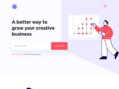 Digital Agency Landing Page Design by Aminul Haque Chowdhury on Dribbble