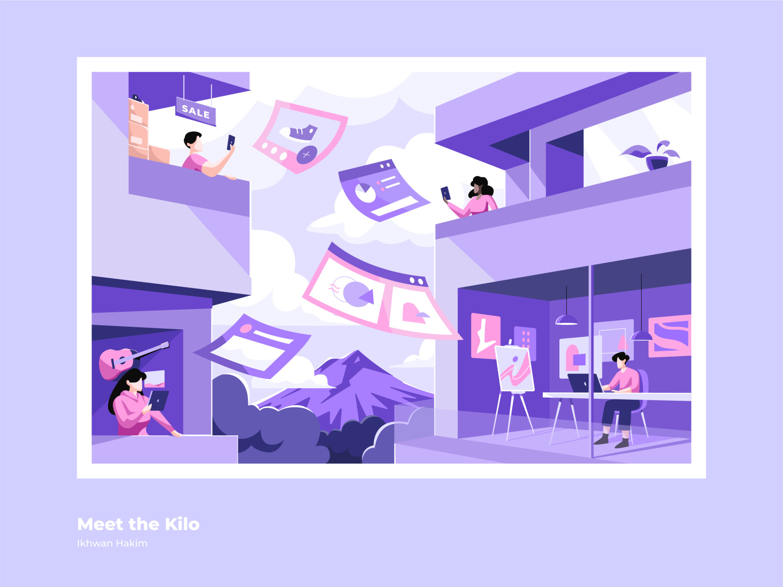 Meet the Kilo - Illustration by Ikhwan Hakim on Dribbble