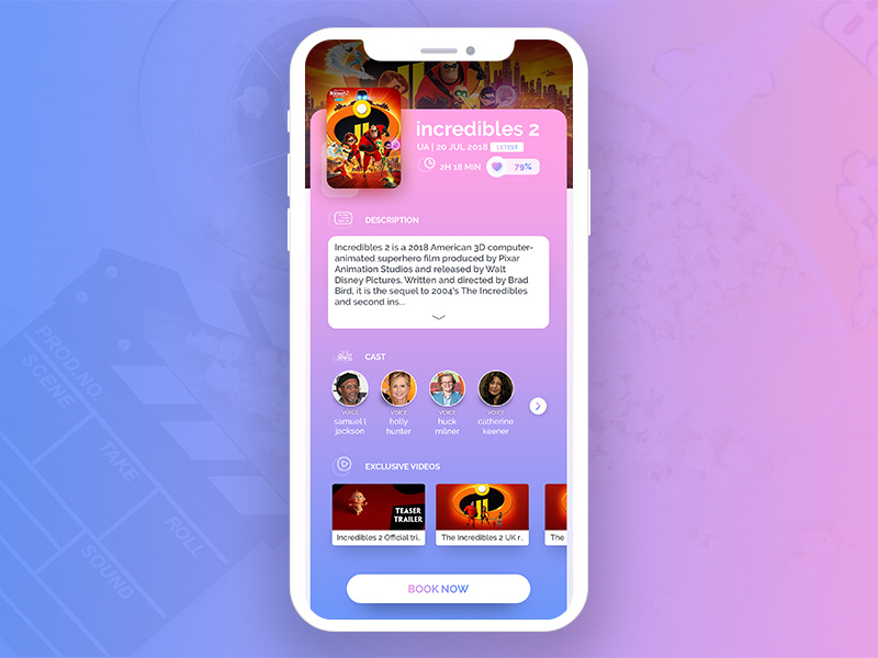 Movie Ios App UI Design by Saurabh Rathod on Dribbble