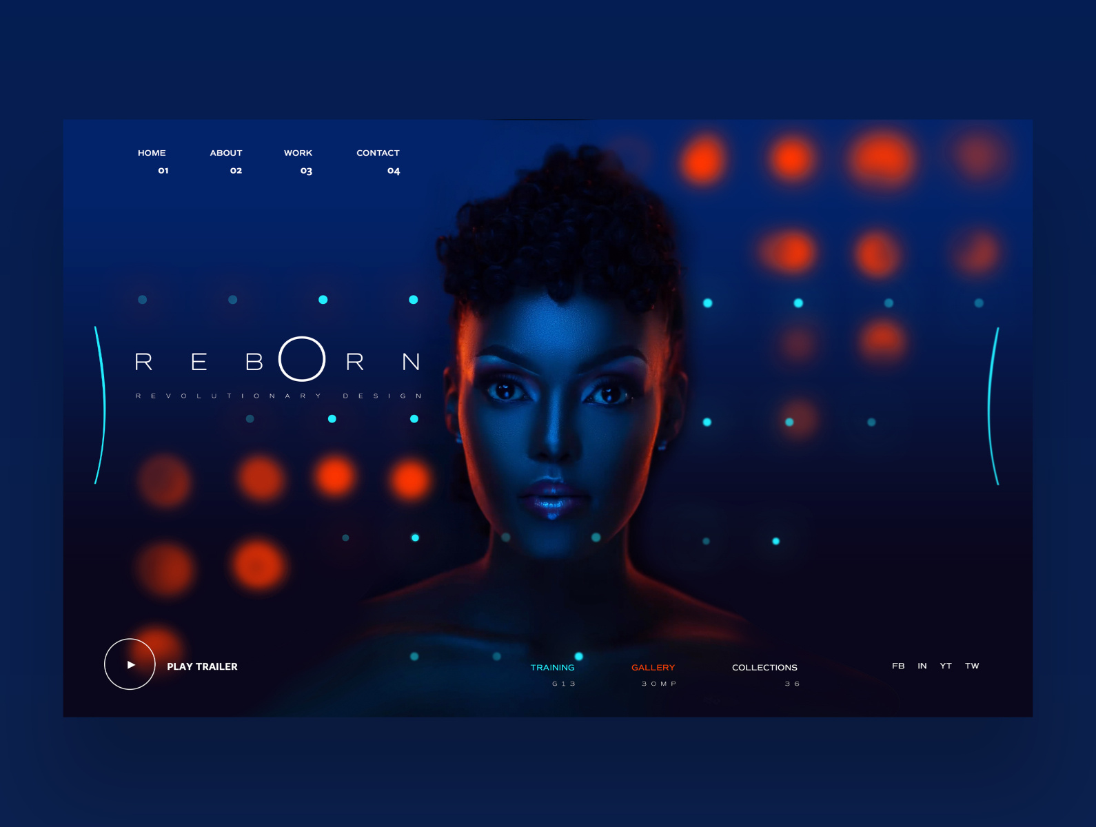 Reborn Web Ui Design Concept by Duane Levi Smith on Dribbble
