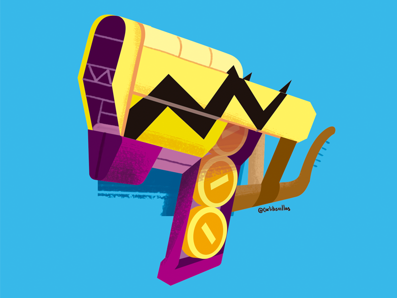 Wario Nerf Gun by Carlos Villanueva on Dribbble