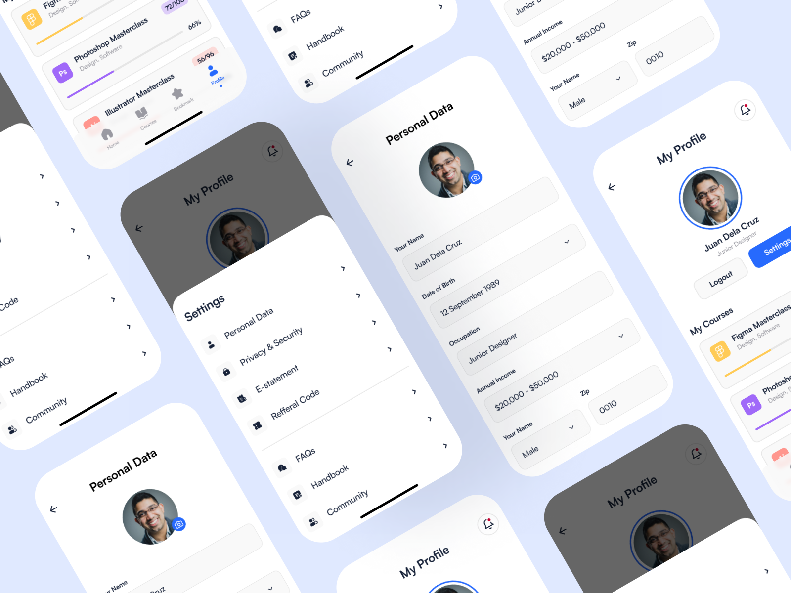 Daily UI #007 - Settings by Mark Guzman on Dribbble