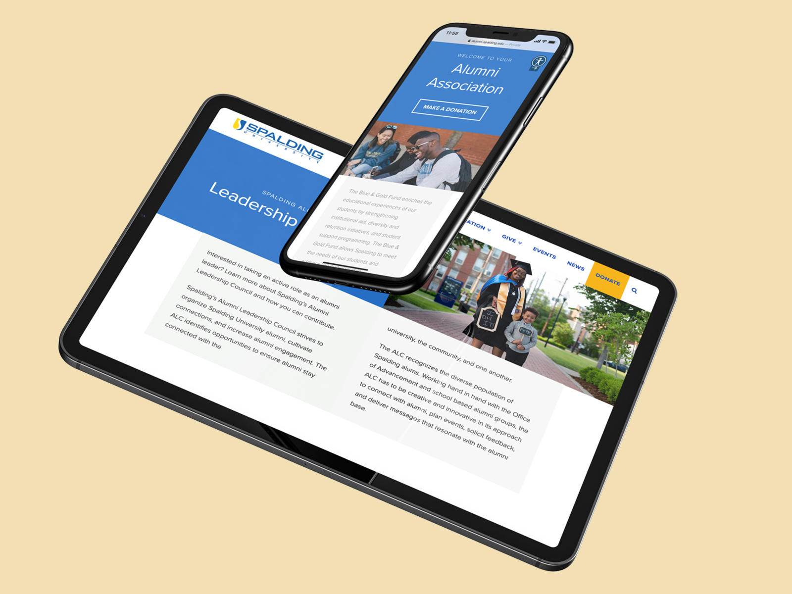 Alumni Website Design by Rebecca McTear on Dribbble