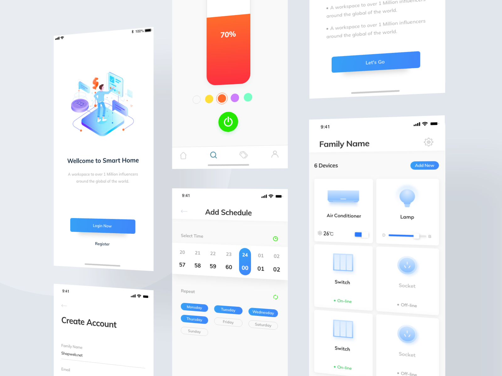 Smart Home App - Design concept by Luong Nguyen Huu on Dribbble