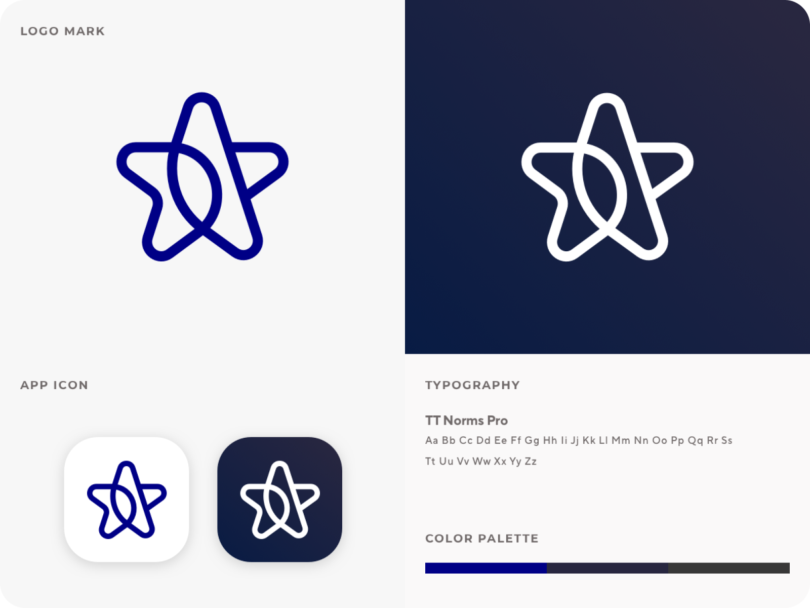 Star symbol logo by O on Dribbble