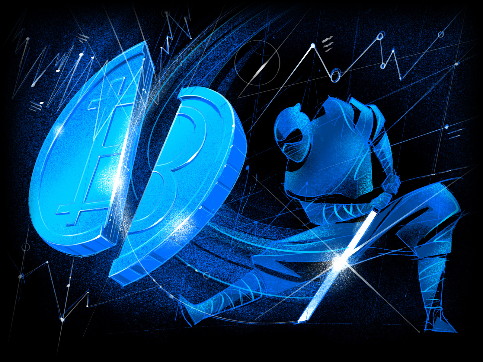 Crypto Ninja by Hurca!™ for Hiwow on Dribbble