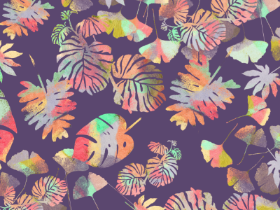 Folium Colorê Pattern by Paula Scarabelot on Dribbble