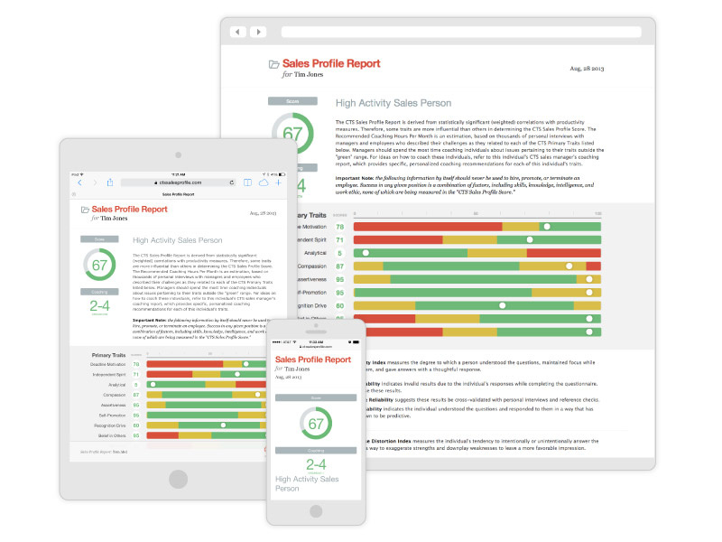 Mobile Responsive Reports by Jonathan Longnecker on Dribbble