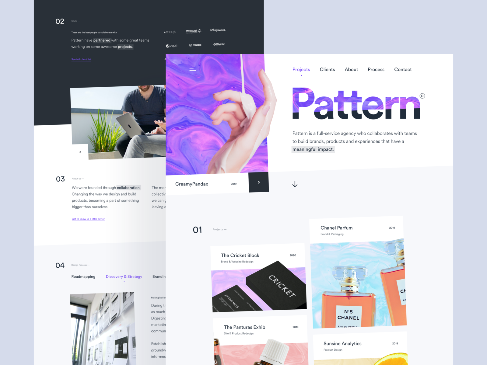 Pattern - Creative Agency Website by Muh Salmon for One Week Wonders on ...