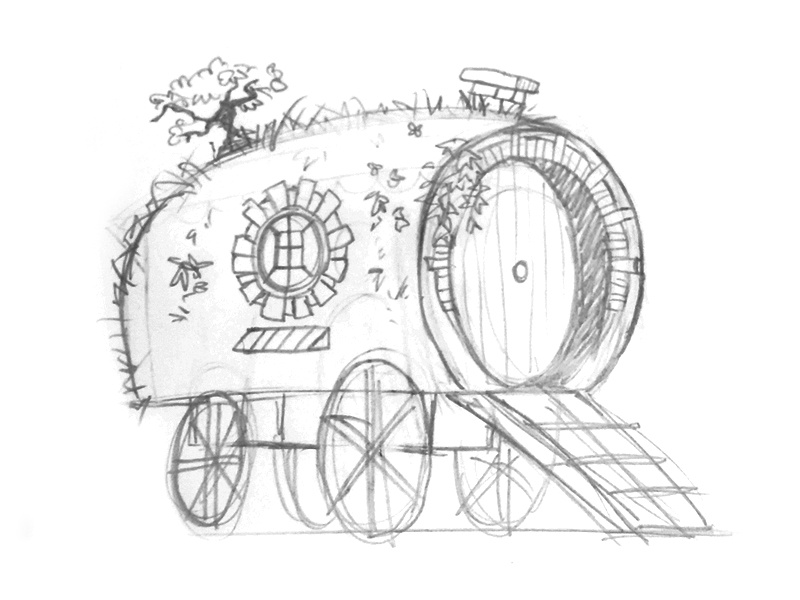 Hobbit Trailer / Caravan Concept by Peter Bingham on Dribbble