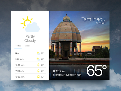 Weather Cast by INiyan Anbu on Dribbble