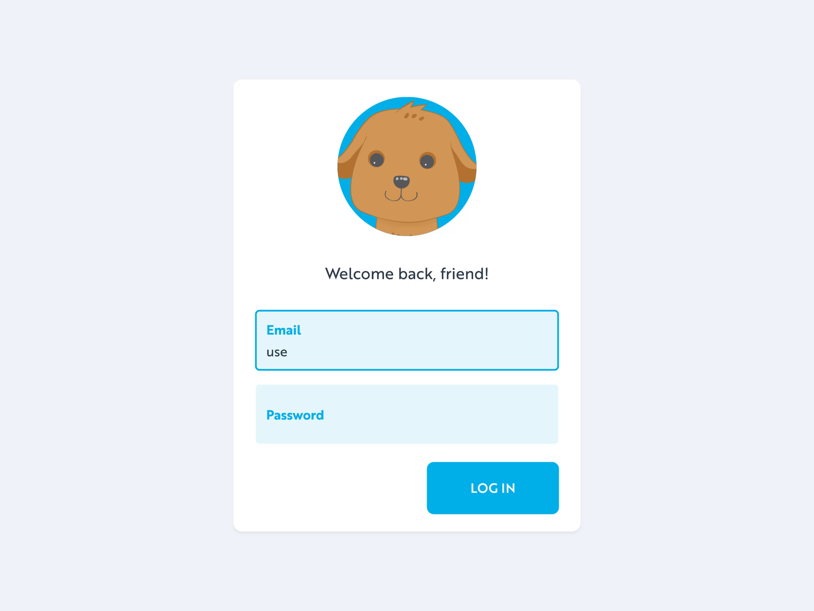 Fetch Sign In Screen by Jordan Geizer on Dribbble