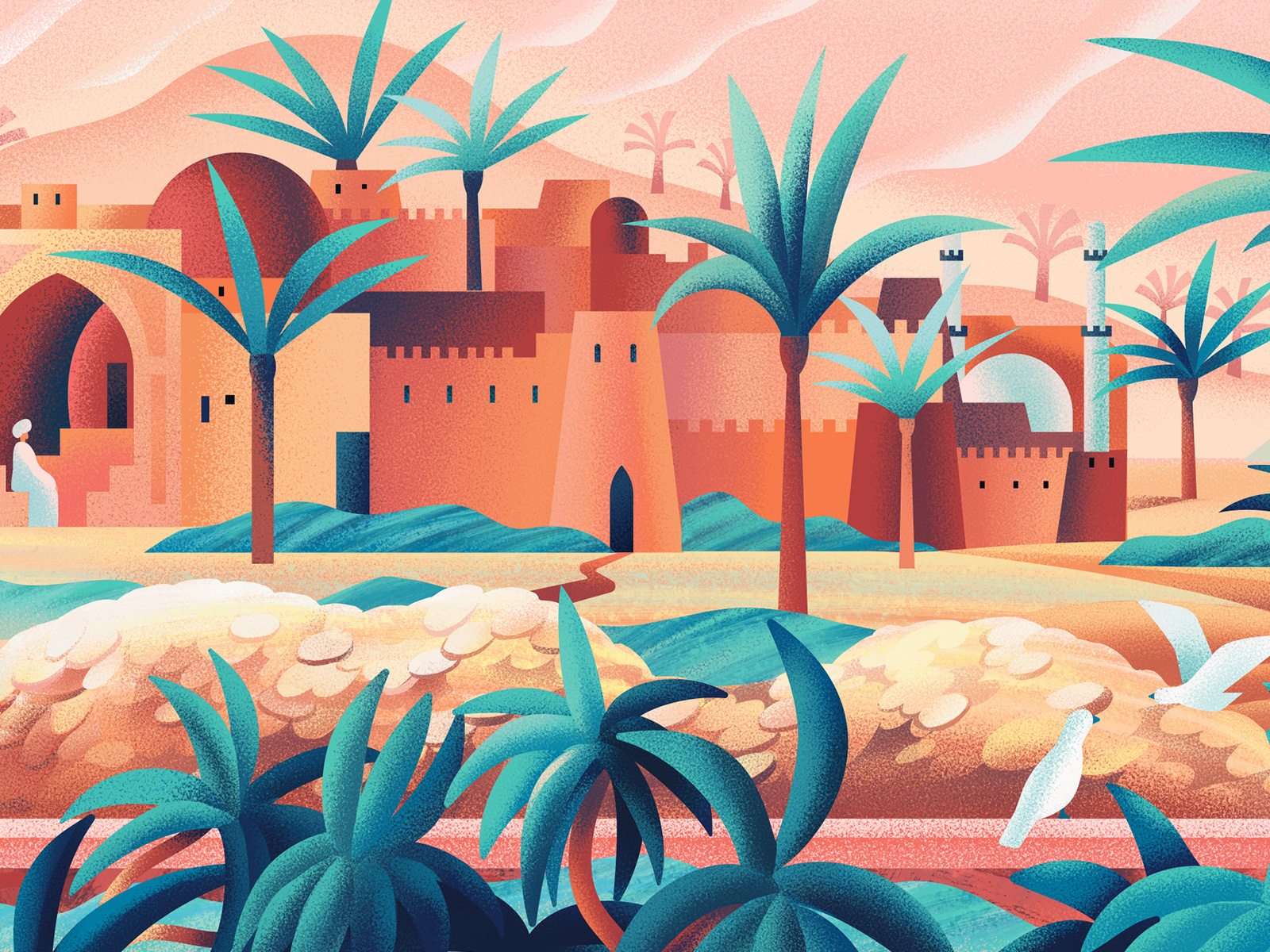 Saudi Arabia by Mary Maka on Dribbble