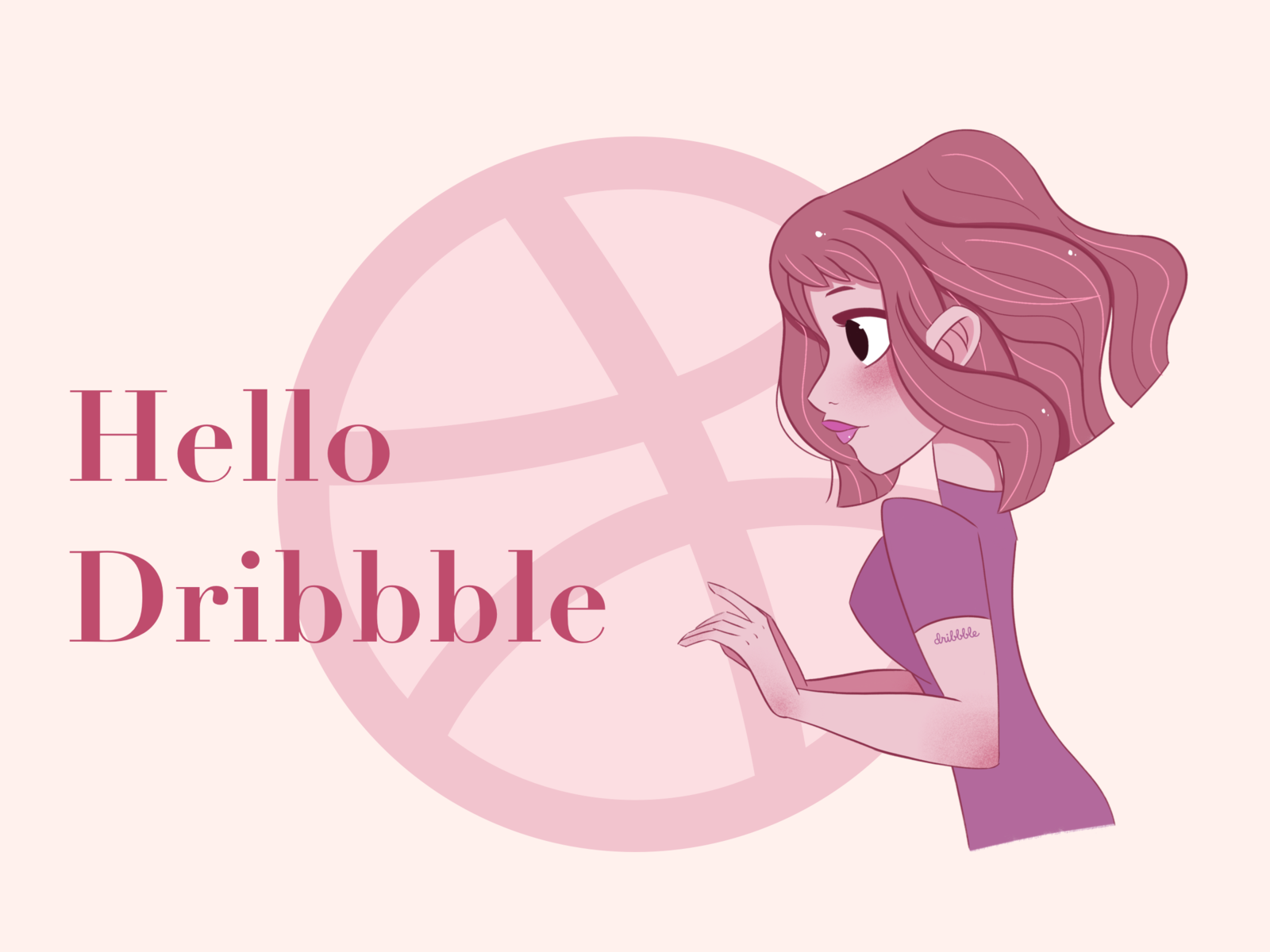 Hello Dribbble by Bystander on Dribbble