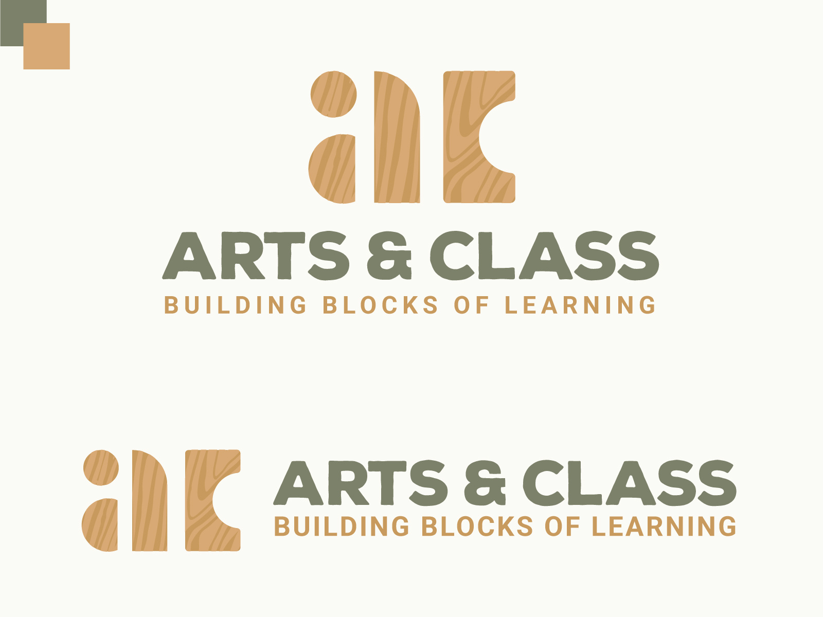 AC Building Blocks Logo by Katelyn Berkshire on Dribbble