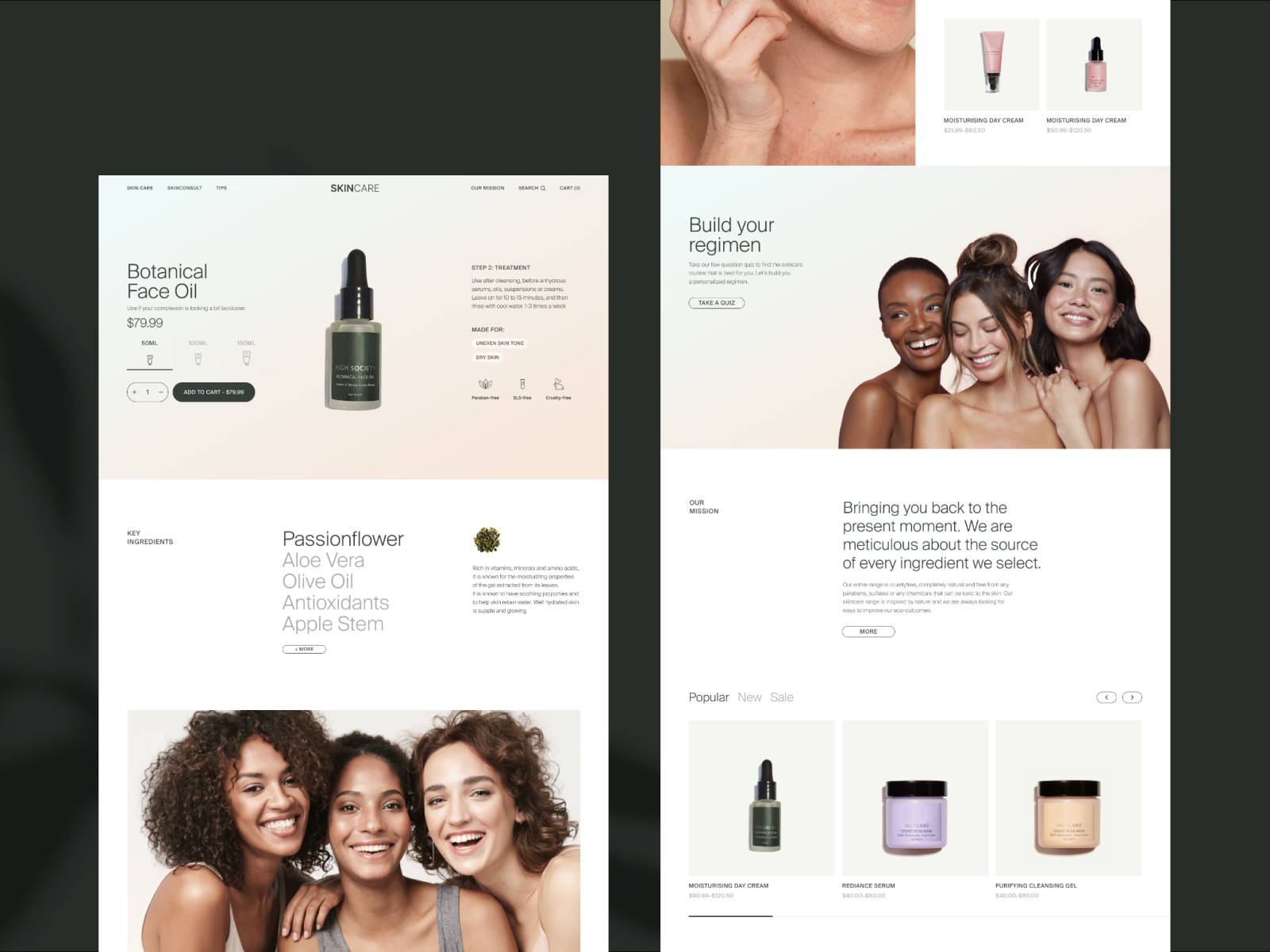 Skin care - E-commerce by Sasha Liashevska on Dribbble