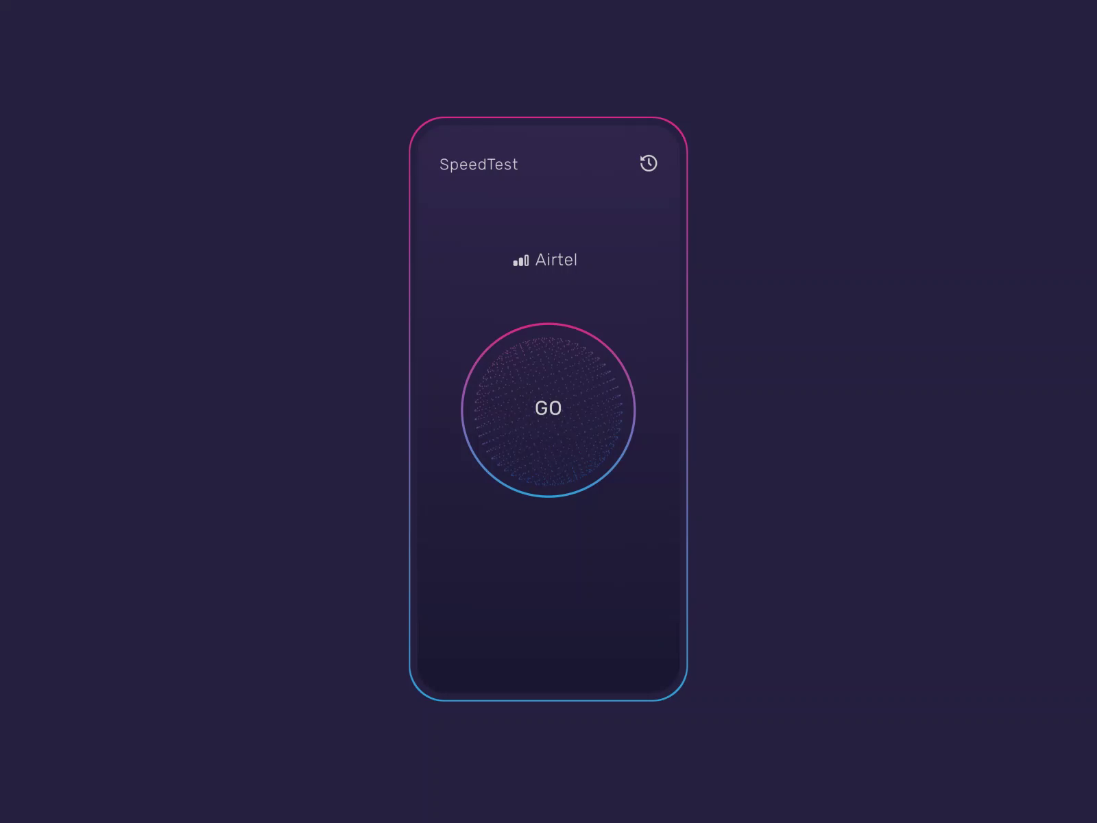 Speed Test App Animation by Sandhya on Dribbble