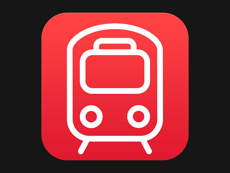 Transit App Icon by Adrian Fahrbach on Dribbble