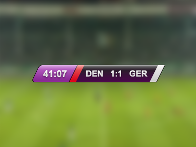 EM score by Adrian Fahrbach on Dribbble