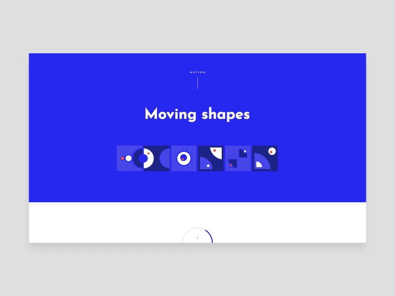 Moving shapes by Elena Verona on Dribbble