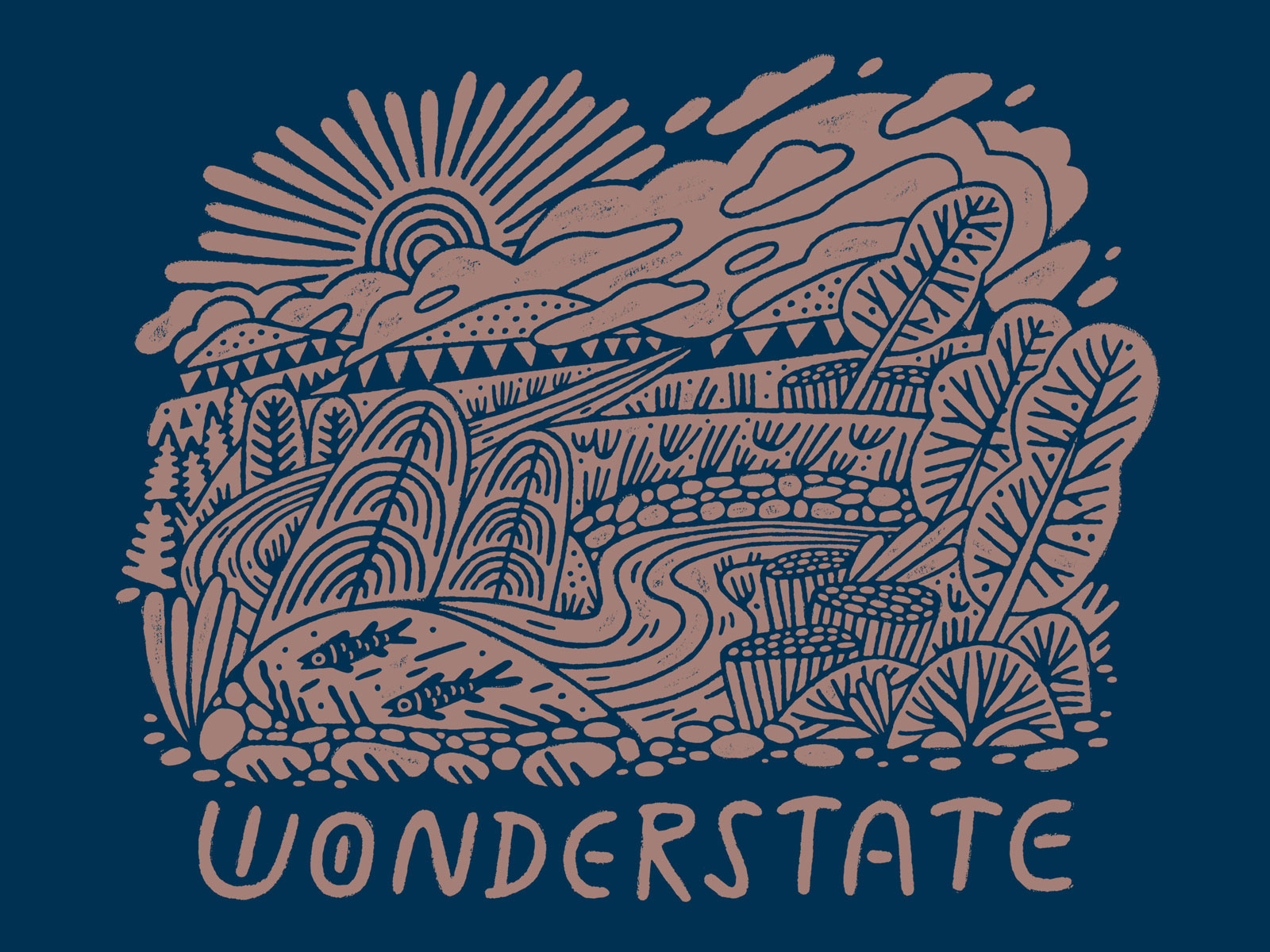 Wonderstate Coffee - Shirt by Brett Stenson on Dribbble