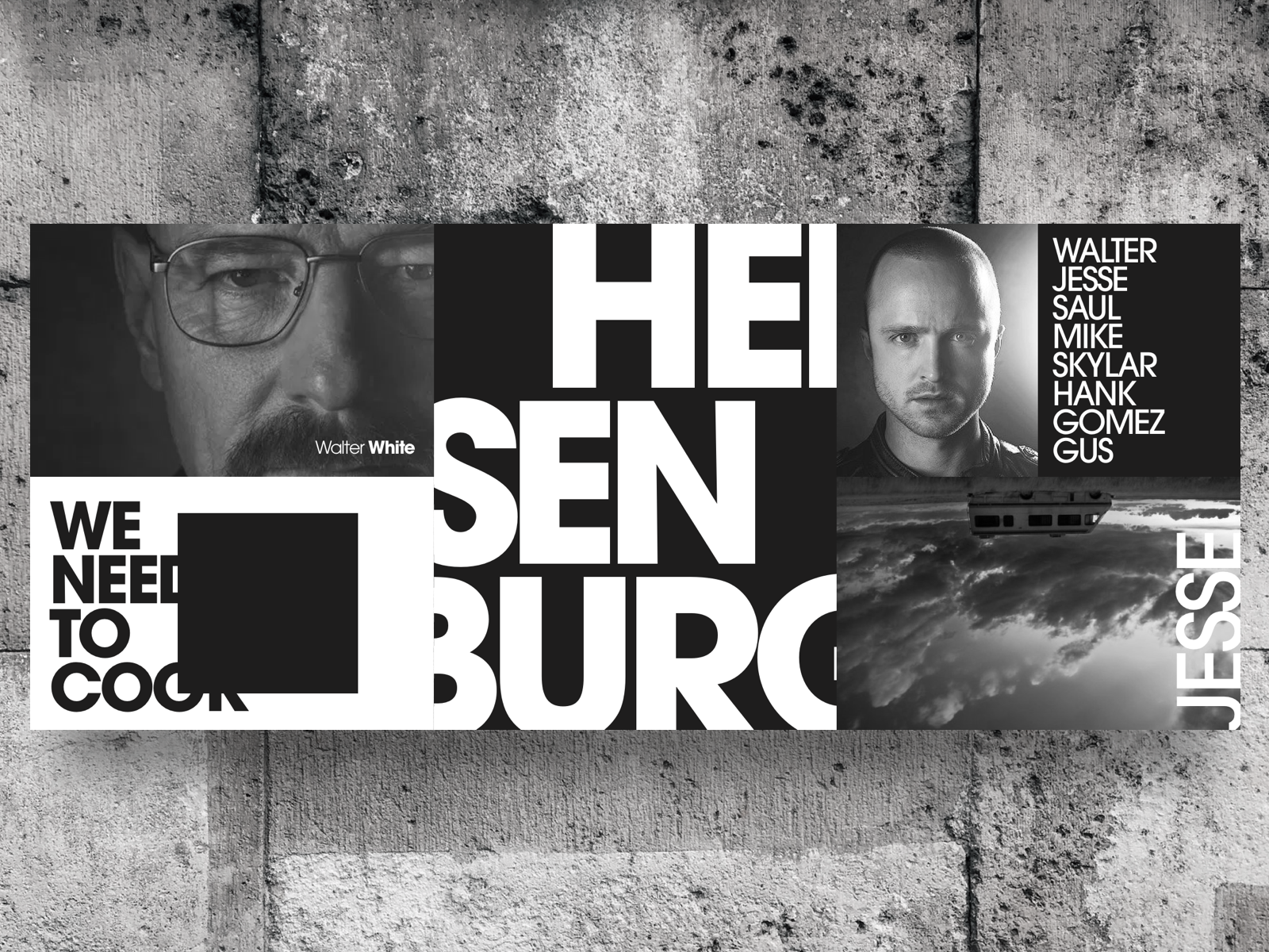 Breaking Bad Poster by Ben Mills on Dribbble