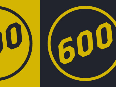 Six Hundred by Bill Biwer on Dribbble
