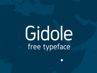 Gidole Free Typeface by Andreas Larsen on Dribbble