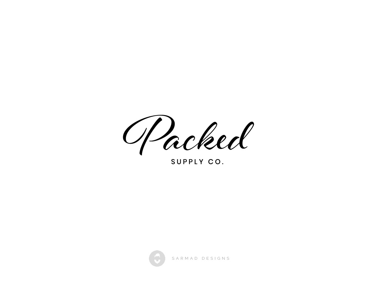 Packed Supply Co. | Minimal Logo Design by Sarmad Mughal on Dribbble