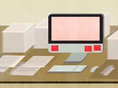 The Paper Chase by Fabian De La Flor on Dribbble