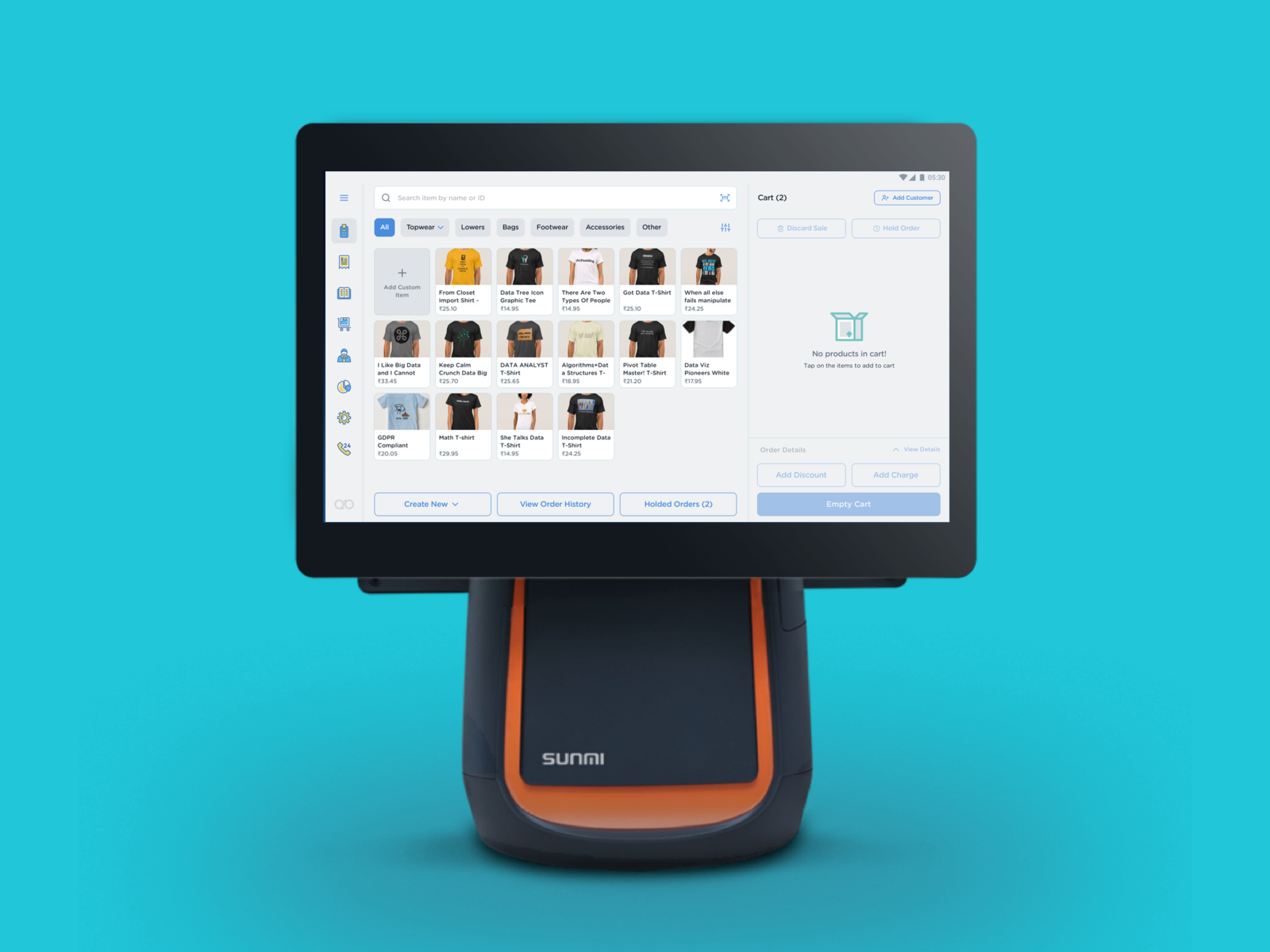 Tablet View POS by Randeep Singh on Dribbble