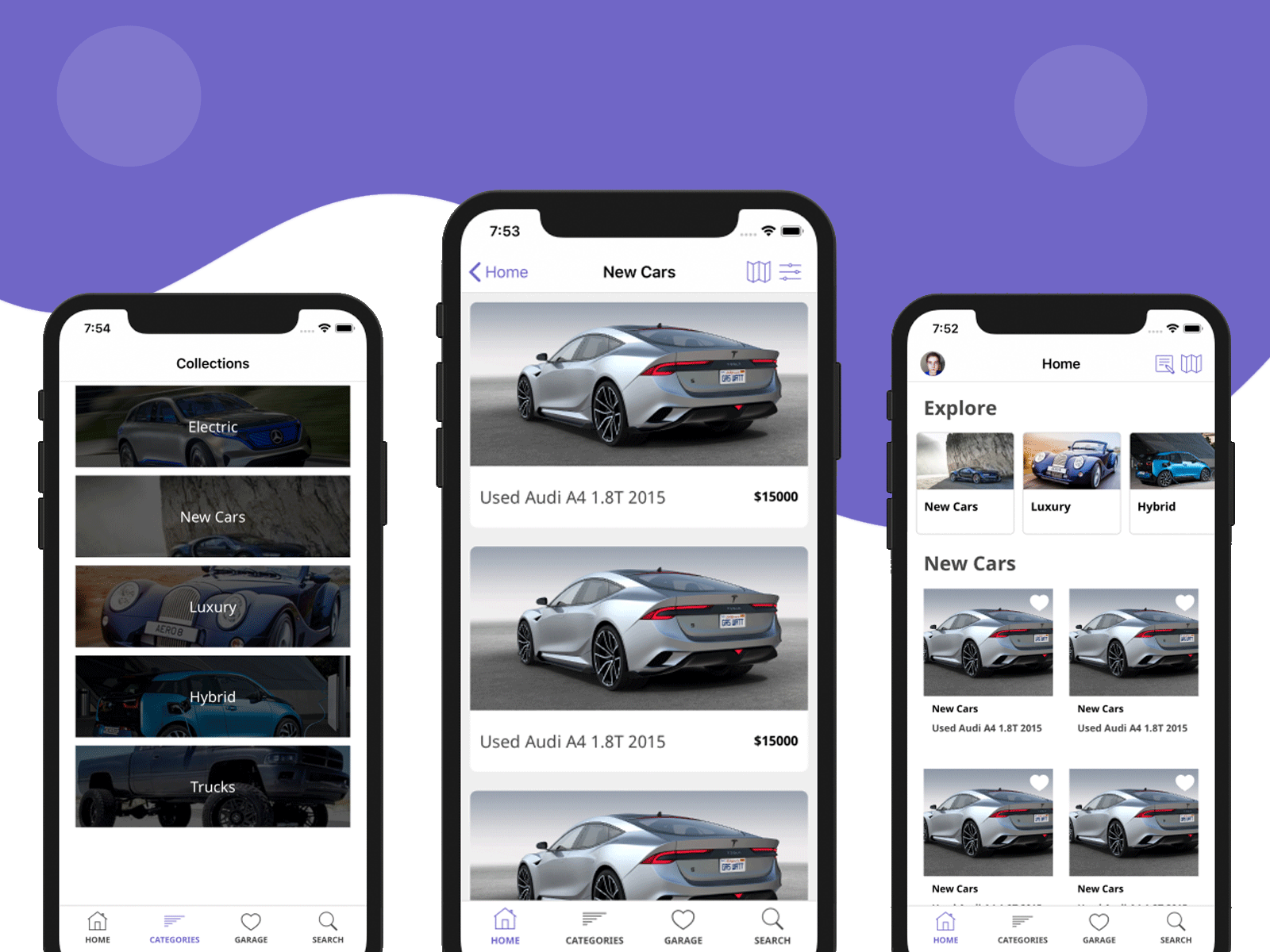 Car Dealer iOS App Template - Design by iOS App Templates on Dribbble