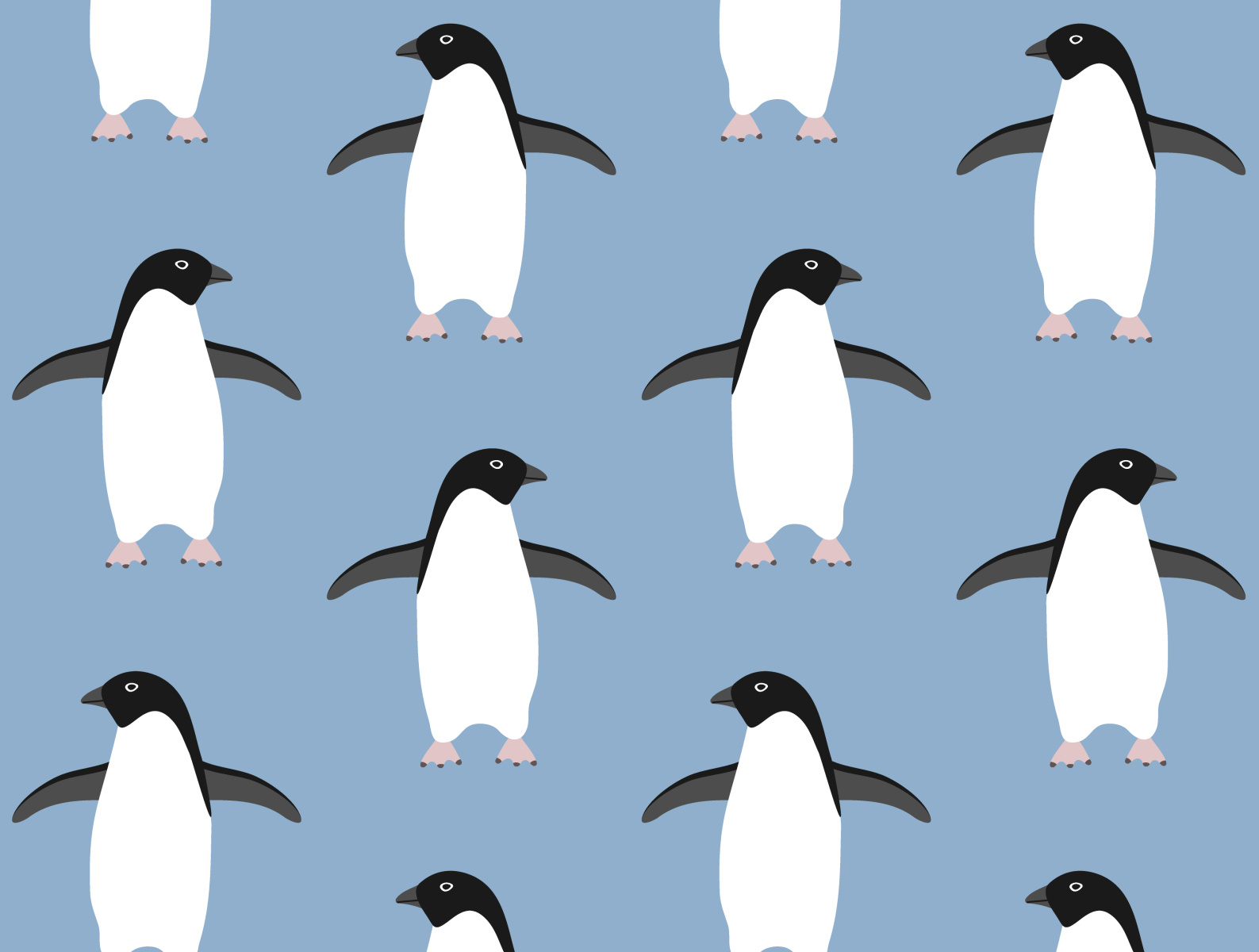 Penguin seamless pattern by Svetlana on Dribbble