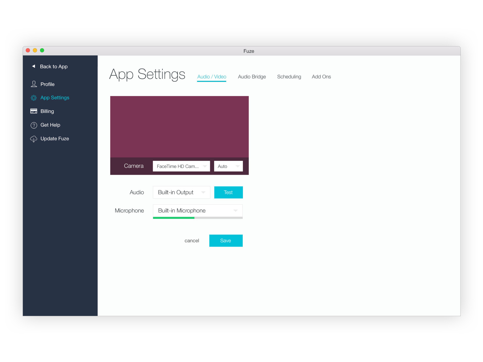 Fuze Out Of Meeting - App Settings by Julien Chatelain on Dribbble