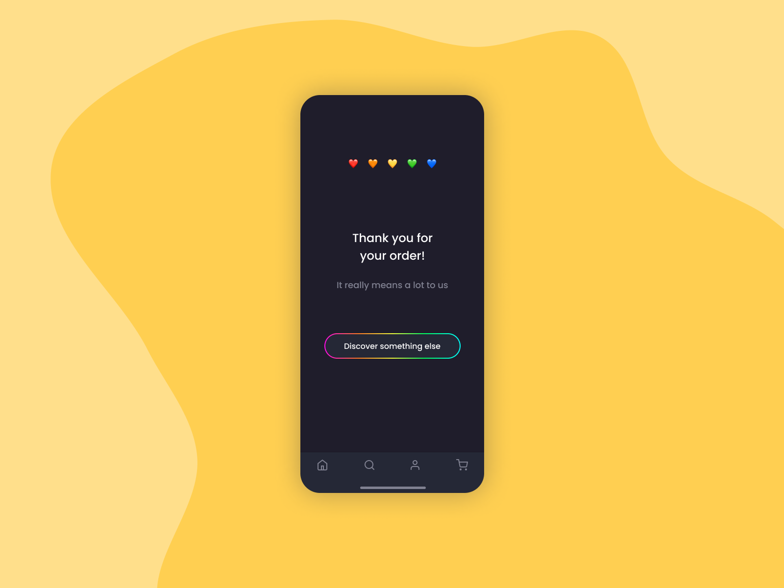 Daily UI 077 - Thank You by Julien Chatelain on Dribbble