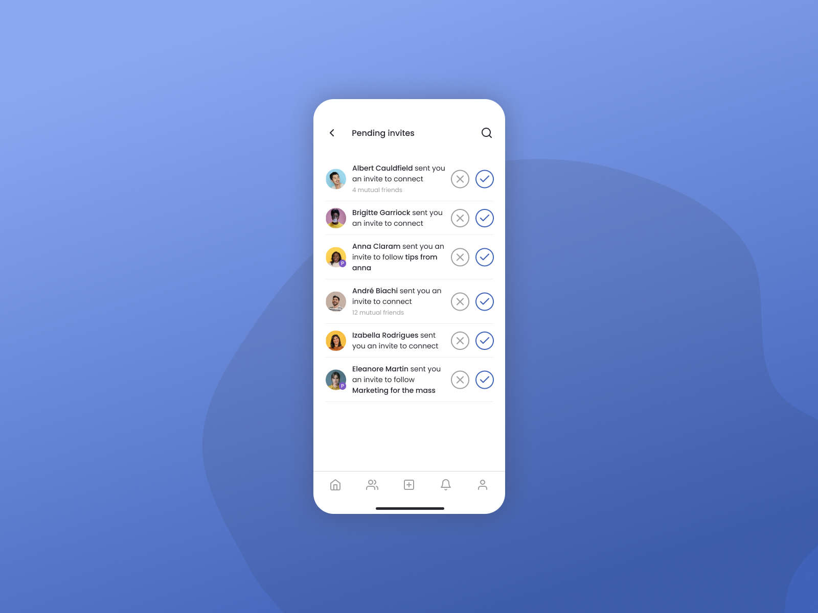 Daily UI 078 - Pending Invitation by Julien Chatelain on Dribbble