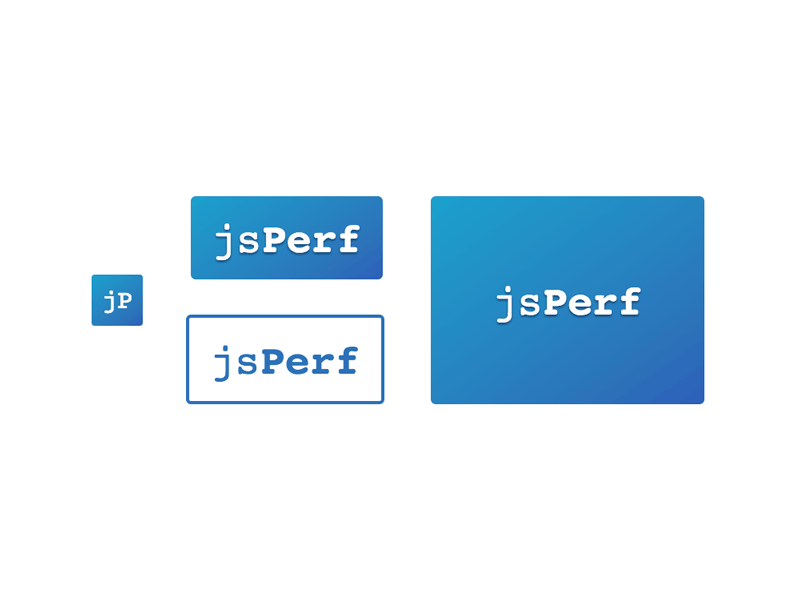 jsPerf logo by Giuseppe Gurgone on Dribbble