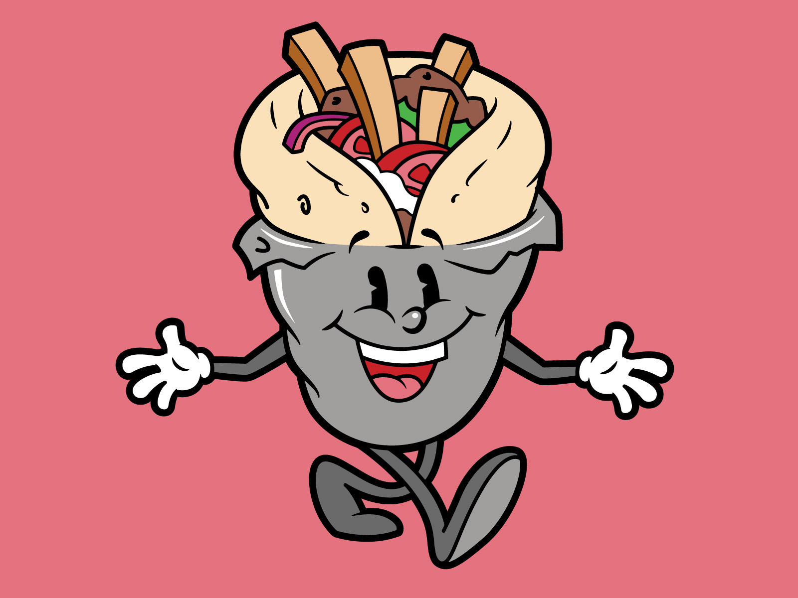 Mascot for a Greek Restaurant by Vincent Barnhart on Dribbble