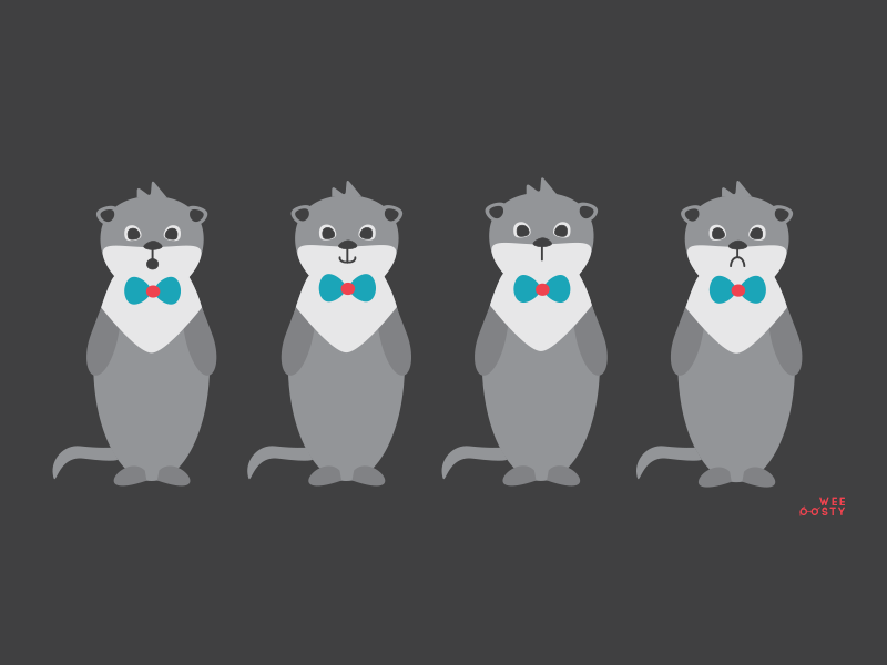 Otter Brothers by Stephanie Post on Dribbble