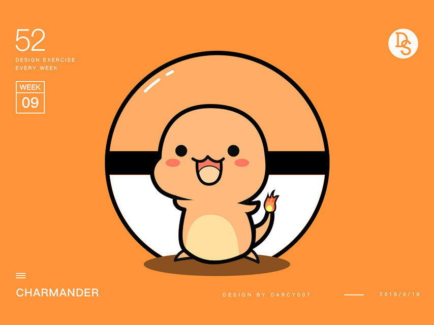 Pokemon Charmander by Darcy007 on Dribbble