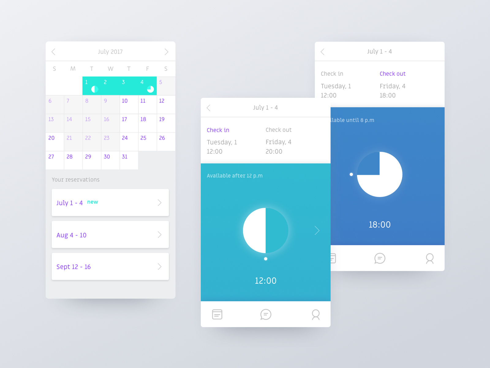 Calendar Design by Thania Gouvali on Dribbble