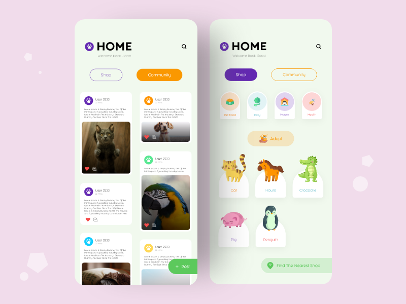 Animals Food App by Saad Muhamed on Dribbble