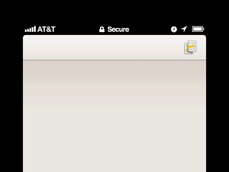 iPhone Retina Navbar Animation by Jeff Broderick for Collective Ray on ...