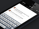iOS Comments UI by Jeff Broderick on Dribbble