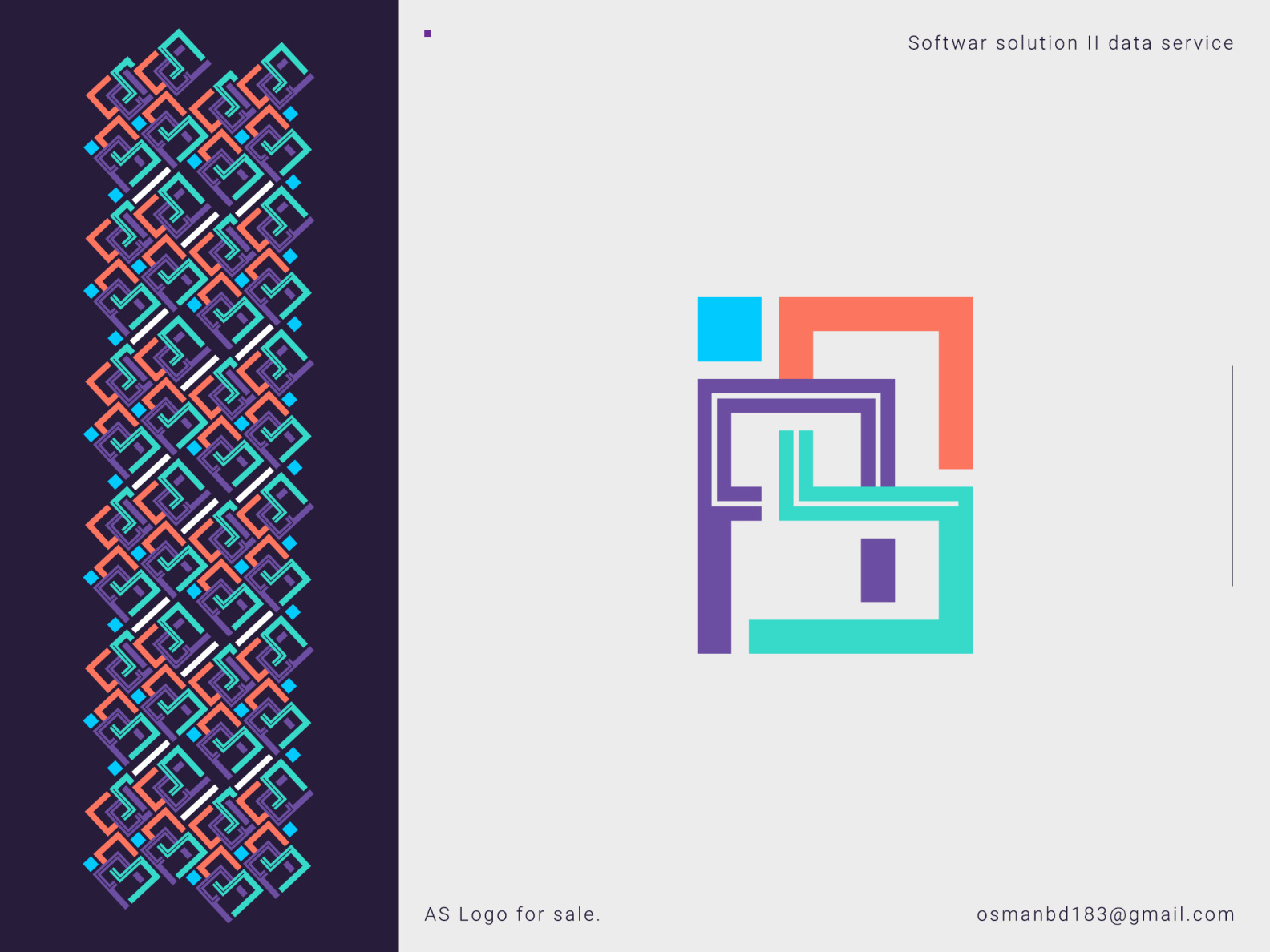 AS Logo Concept for software solution company. by Design Think on Dribbble