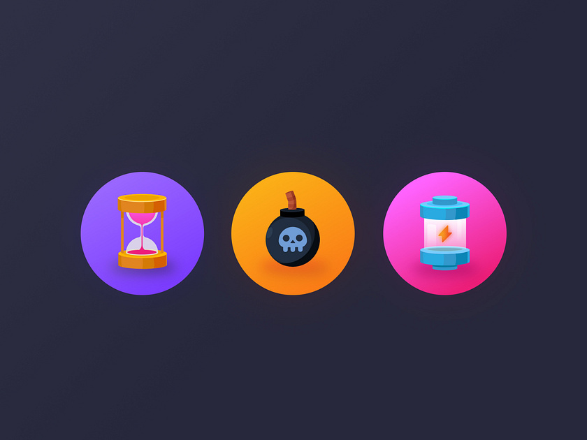 Mobile Game Icons by M Suleyman Saglam on Dribbble