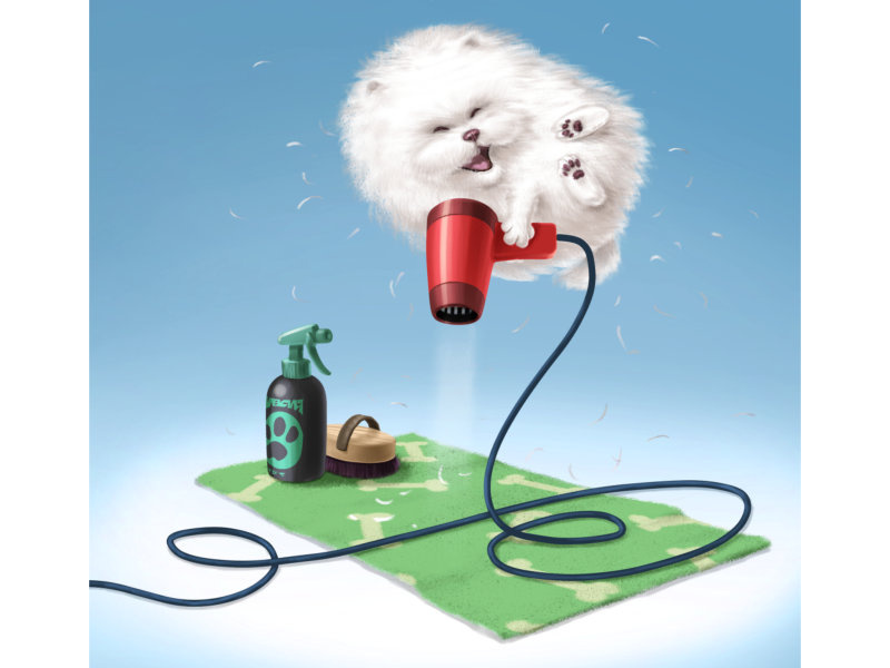 Flying Dog by Dave Cockburn on Dribbble